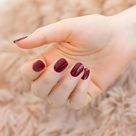 Color Street | Makeup | Color Street London Calling Dark Burgundy Red ...